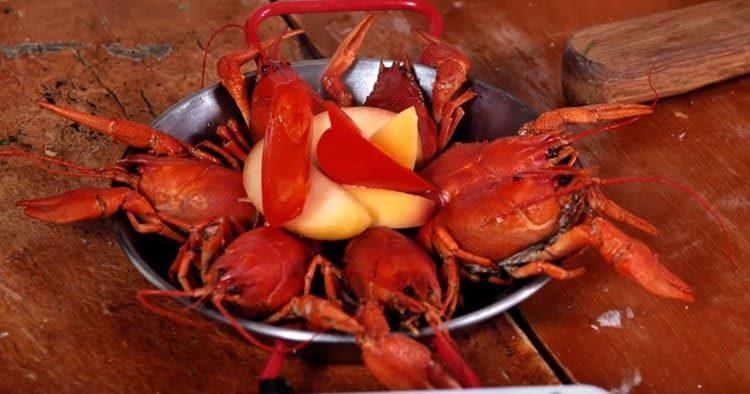 How to cook crayfish in a simple step by step 🦀 recipe with photo